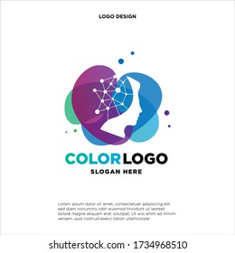 Abstract Head Logo Designs Concept Vector Stock Vector (Royalty Free ...