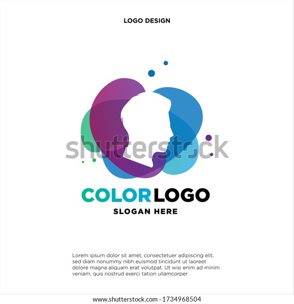 Abstract Head Logo Designs Concept Vector Stock Vector (Royalty Free ...