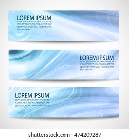 Abstract Header Blue Wave White Vector Stock Vector (Royalty Free ...