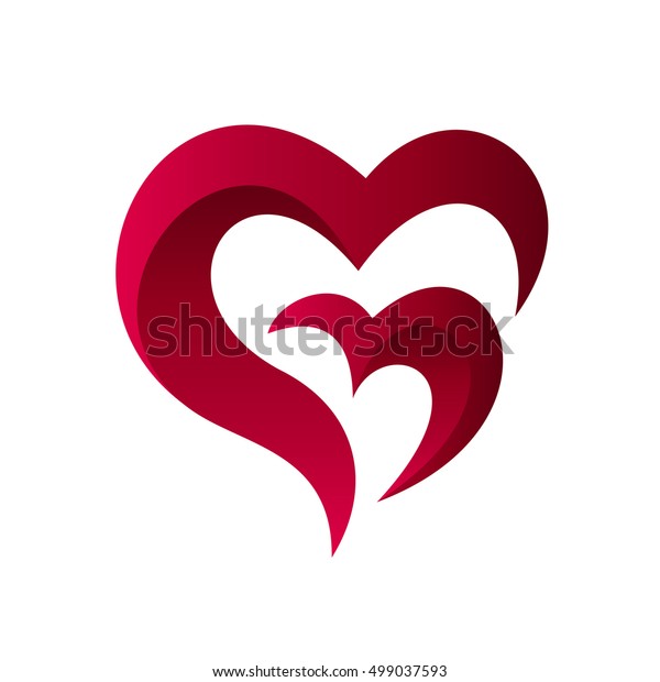 Logotipo del corazón abstracto: vector de stock (libre de regalías ...