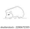 6+ Thousand Hedgehog Line Drawing Royalty-Free Images, Stock Photos ...