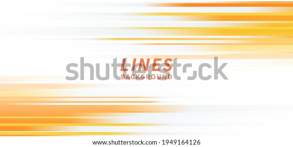 Abstract Horizontal Light Orange Stripe Lines Stock Vector (Royalty ...