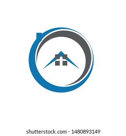 Abstract House Logo Design Template Colorful Stock Vector (Royalty Free ...