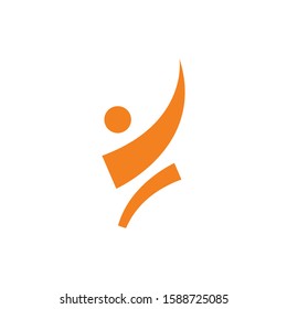 Abstract Human Logo Template Vector Icon Stock Vector (Royalty Free ...