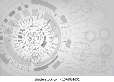 Abstract Industrial Background Stock Vector (Royalty Free) 1076061632 ...