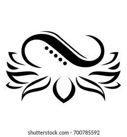 Abstract Infinity Symbol On Lotus Flower: เวกเตอร์สต็อก (ปลอดค่า ...