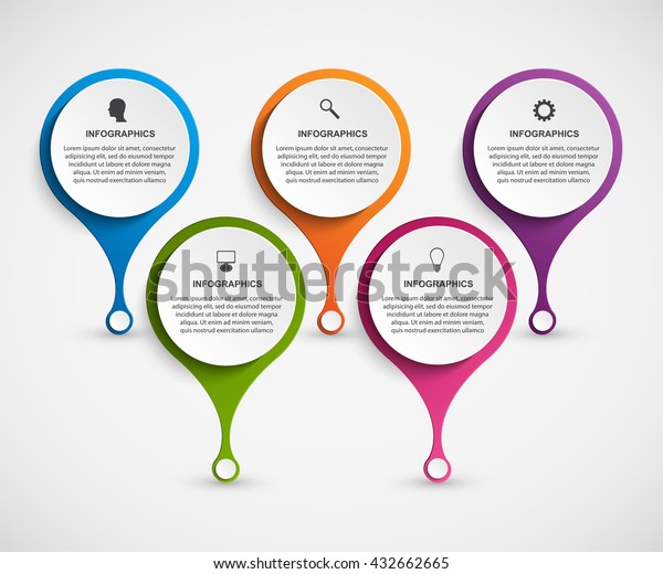 Abstract Infographic Form Metabolic Design Elements Stock Vector ...