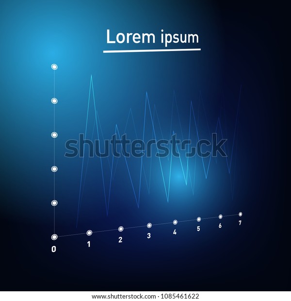 Abstract Infographic Technology Background Business Graph Stock Vector ...