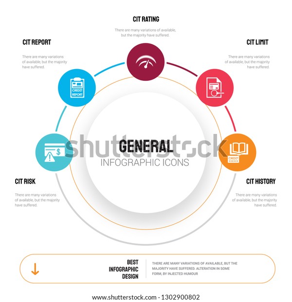 Abstract Infographics General Template Cit Risk Stock Vector (Royalty ...