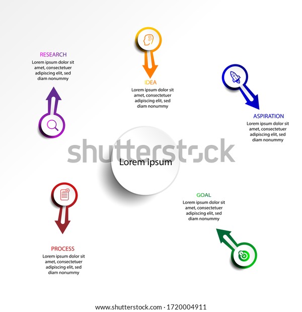 Abstract Infographics Number Options Template Vector Stock Vector ...