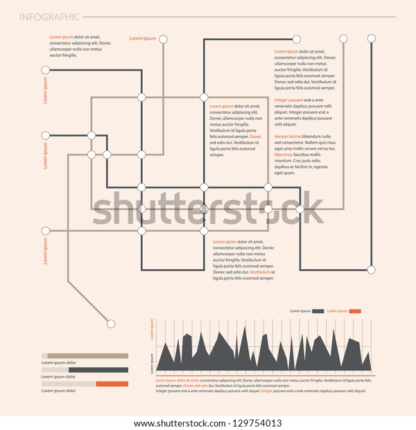 Abstract Infographics Subway Transportation Plan Stock Vector (Royalty ...