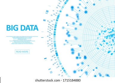 Abstract Infographics Visualization Big Data Code 库存插图 1856940331 ...