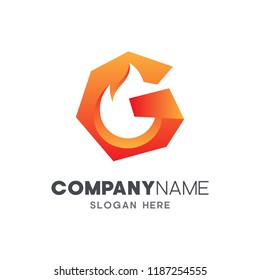 881 G fire logo Images, Stock Photos & Vectors | Shutterstock