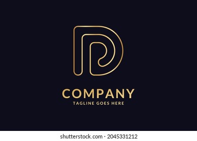 1,106 Letter D And P With Tech Modern Logo Design Template Images ...