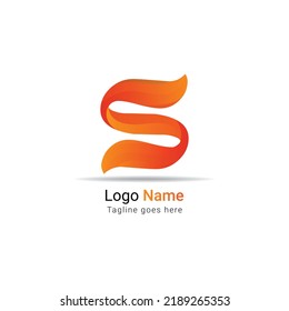 Abstract Initial S Alphabet Logo Element Stock Vector (Royalty Free ...