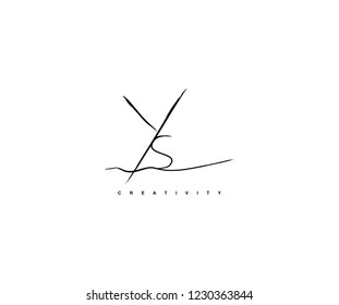 Abstract Initial Ys Letter Brush Stroke Stock Vector (Royalty Free ...