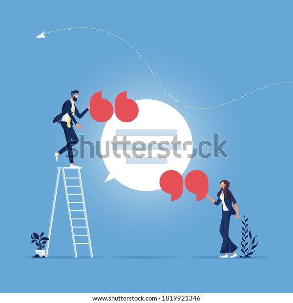 Abstract Inverted Pair Commas Sign Writing Stock Vector (Royalty Free ...