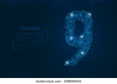 1,041 Numbers 9 Blue Images Images, Stock Photos & Vectors | Shutterstock