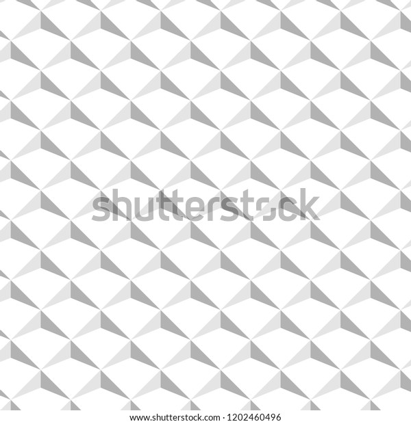 Abstract Isometric Background White Textured Design: vector de stock ...