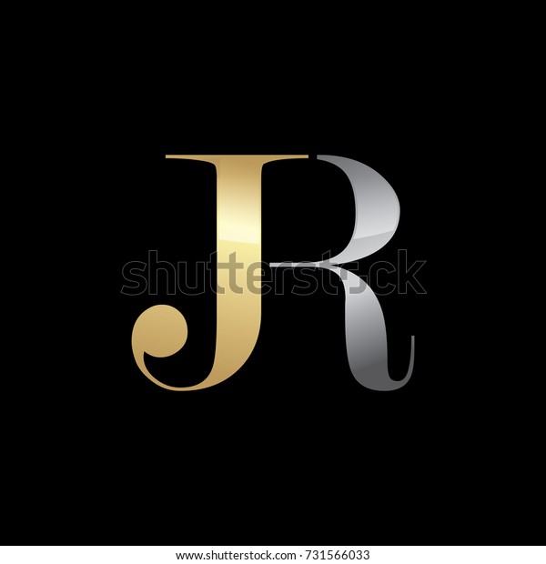 Abstract Jr Initials Logo Alphabet Logo Stock Vector (Royalty Free ...