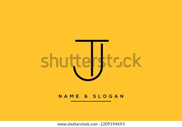 Abstract Jt Tj Letters Logo Initial Stock Vector (Royalty Free ...