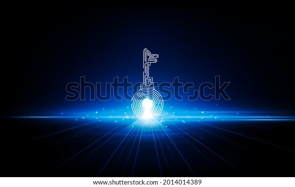 Abstract Key Door Open Light Out Stock Vector (Royalty Free) 2014014389 ...