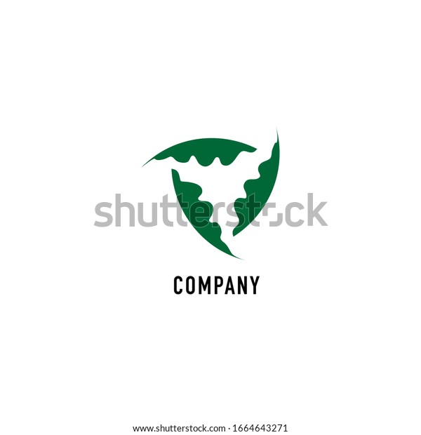 Abstract Leaf Cycle Illustration Recycle Logo Stock Vector (Royalty ...