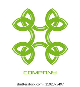 Abstract Leaves Logo Stock Vector (Royalty Free) 1102395497 | Shutterstock