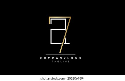 Abstract Letter A7 Vector Logo Design Stock Vector (Royalty Free ...