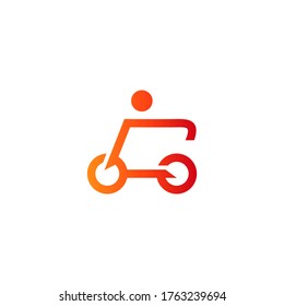 Abstract Letter C Cycle Logo Design Stock Vector (Royalty Free ...