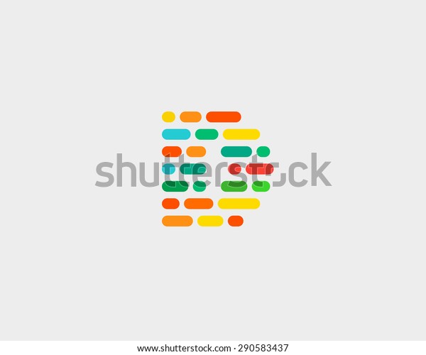Abstract Letter D Logo Design Template Stock Vector (Royalty Free ...