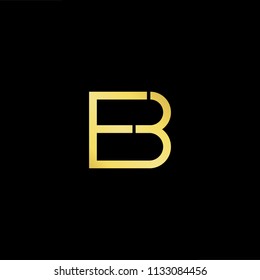 Typography B8 Logo Template Design Inspiration Stock Vector (Royalty ...
