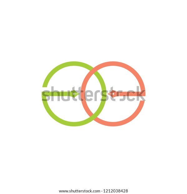 Abstract Letter Ge Linked Pen Logo Stock Vector (Royalty Free) 1212038428