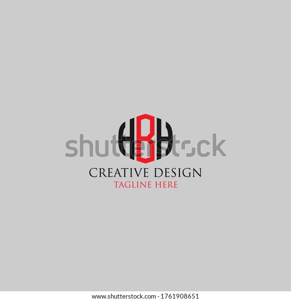 Abstract Letter Hbh Logo Design Template Stock Vector (Royalty Free ...