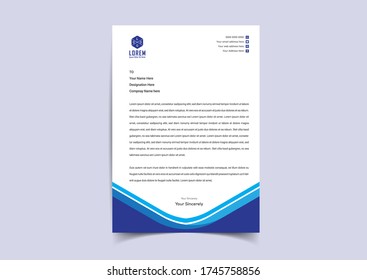 Abstract Letter Head Templates Your Business Stock Vector (Royalty Free ...