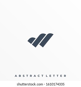Abstract Letter Illustration Vector Template Suitable Stock Vector ...