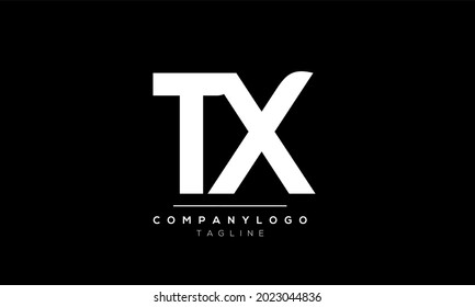 Abstract Letter Initial Tx Xt Vector Stock Vector (Royalty Free ...