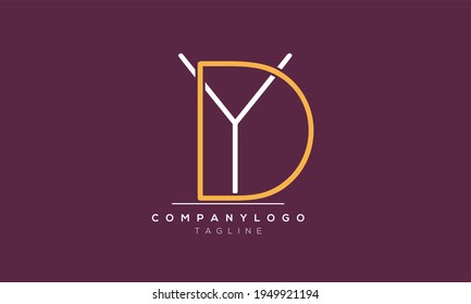 1,608 Letter D And Y Modern Logo Design Template Images, Stock Photos ...