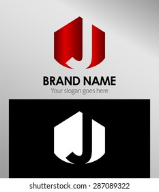Abstract Letter J Icon Stock Vector (Royalty Free) 287089322 | Shutterstock