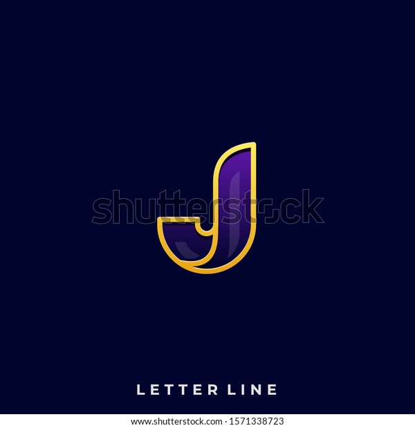 Abstract Letter J Illustration Vector Design Stock Vector (Royalty Free ...