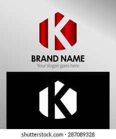 Abstract Letter K Icon Stock Vector (Royalty Free) 287089328 | Shutterstock