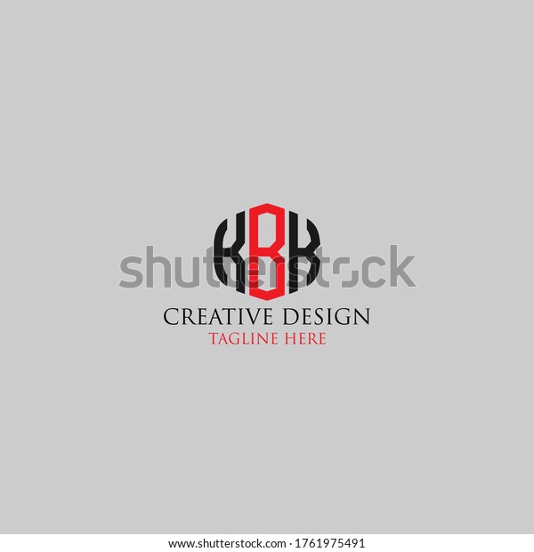 Abstract Letter Kbk Logo Design Template Stock Vector (Royalty Free ...