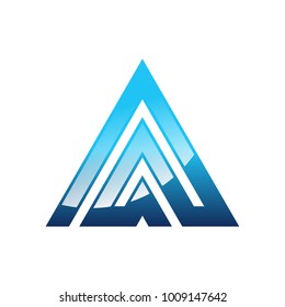 Letter Shadow Logo Icon Design: vector de stock (libre de regalías ...