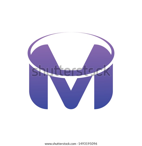Abstract Letter Mark Logo Design Stock Vector (Royalty Free) 1493195096 ...
