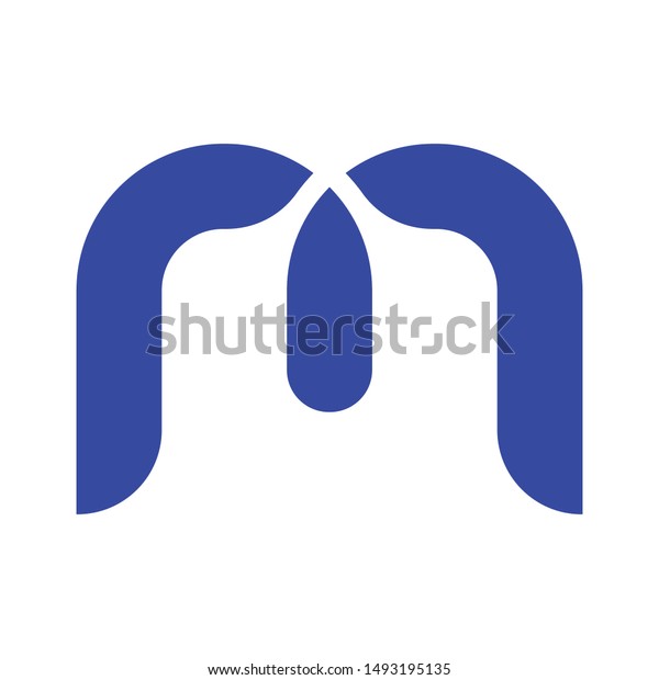 Abstract Letter Mark Logo Design Stock Vector (Royalty Free) 1493195135 ...