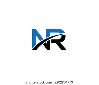 Abstract Letter Nr Vector Logo Design Stock Vector (Royalty Free ...