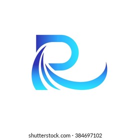 Abstract Letter R Logo Design Template Stock Vector (Royalty Free ...