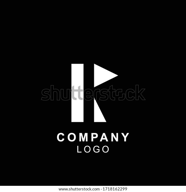 Abstract Letter R Logo Design Stock Vector (Royalty Free) 1718162299 ...