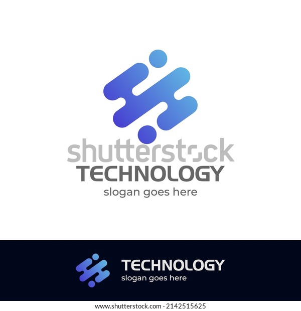 Abstract Letter S Fast Tech Logo Stock Vector (Royalty Free) 2142515625 ...