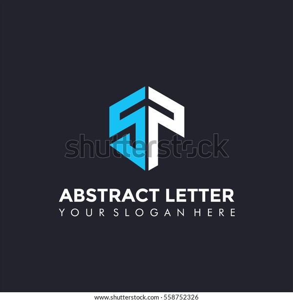 Abstract Letter Sp Logo Template Vector 스톡 벡터(로열티 프리) 558752326 ...